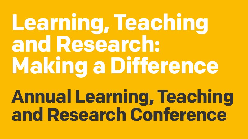Making a difference – UWS Learning, Teaching and Research conference ...
